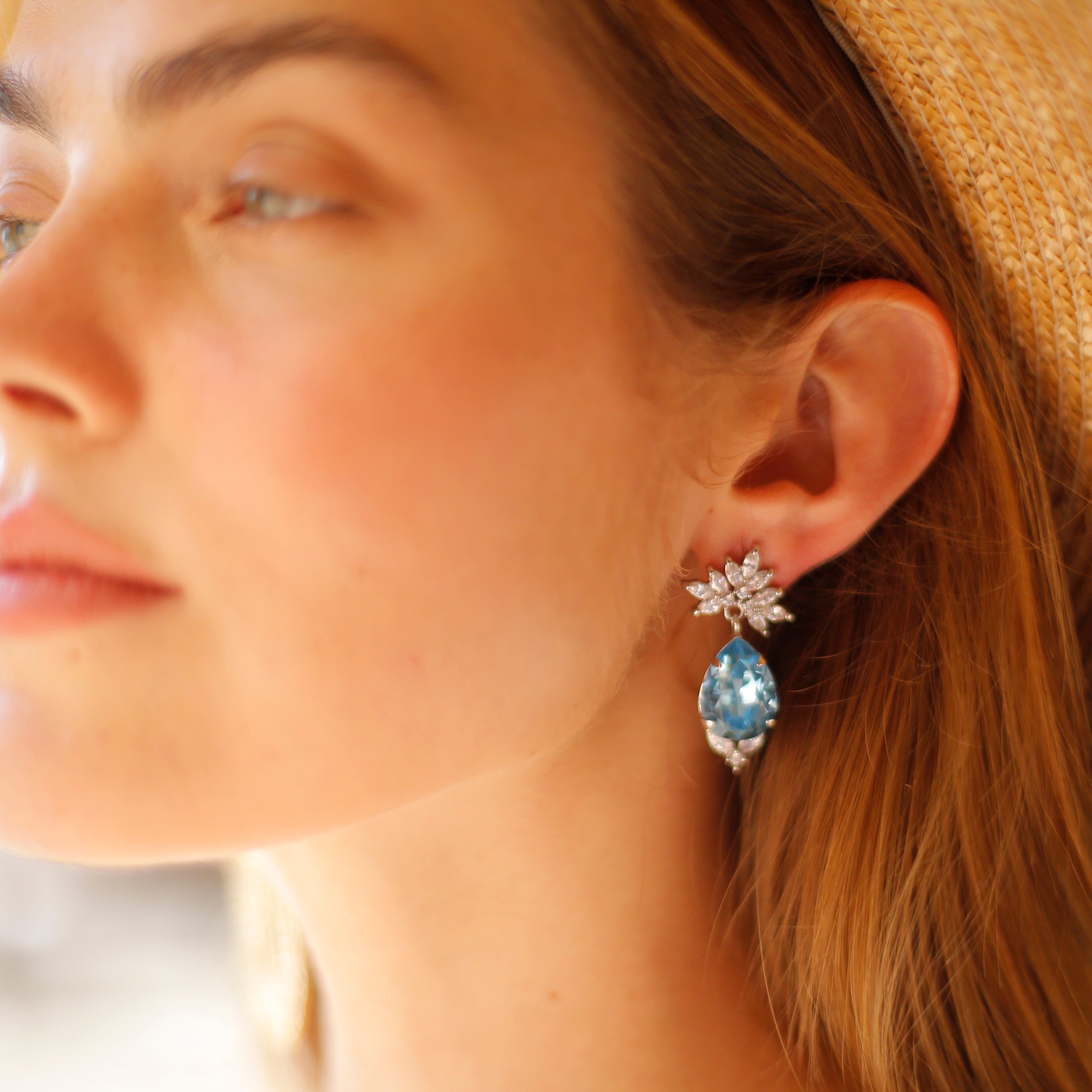 Cielo Earrings | Light Blue – KEREN WOLF